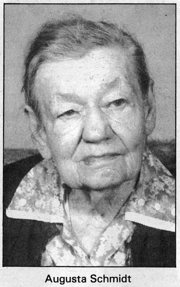 Schmidt, Augusta (1894-1991) - MLA Biograph Wiki